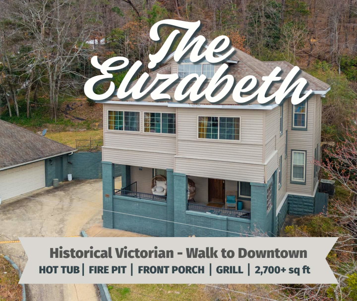 The Elizabeth - Hot Tub, Grill, Near Downtown - Hot Springs, AR
