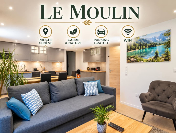 𝓛𝓮 𝓜𝓸𝓾𝓵𝓲𝓷 Rénové2 Chambres Proche Genève - Cruseilles