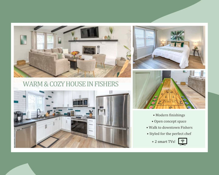Warm And Cozy House In Fishers - Fishers, IN