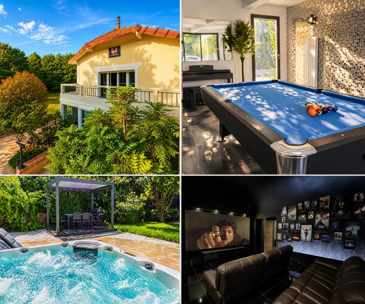 Villa Avec Cinéma, Jacuzzi, Sauna - Proche Paris - Cergy