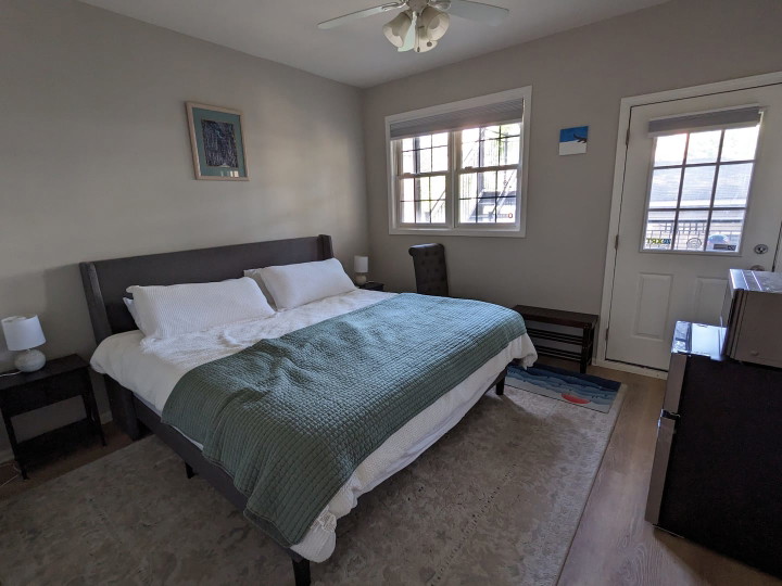 Suite With King Size Bed, Balcony, And Backyard - Chicago, IL