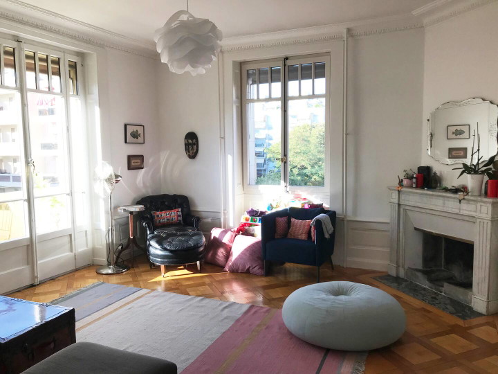Charming Large Apartment In Central Geneva - 제네바