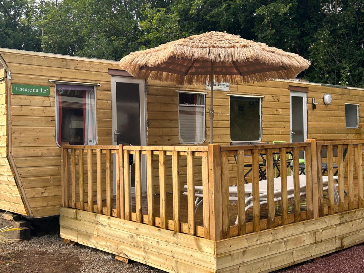 "L'heure Du Thé" Mobihome Pour 4 Personnes - Ouistreham