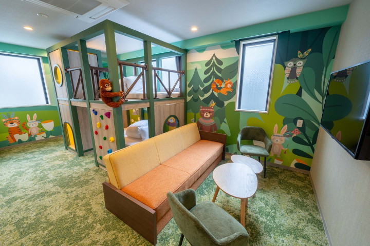 Family Room For Kids To Enjoy/forest/secret Base Bunk Bed - Kyoto