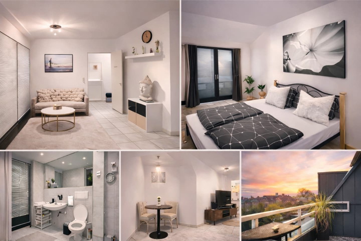 Apartment Nahe Messe Düsseldorfflughafen Rhein - Duisburg