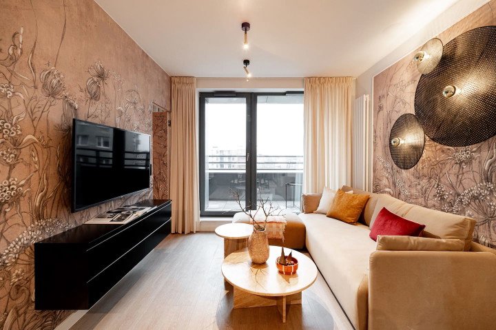 Flowery Warm Wood Haven - Stylish Central Apt. - Gdańsk