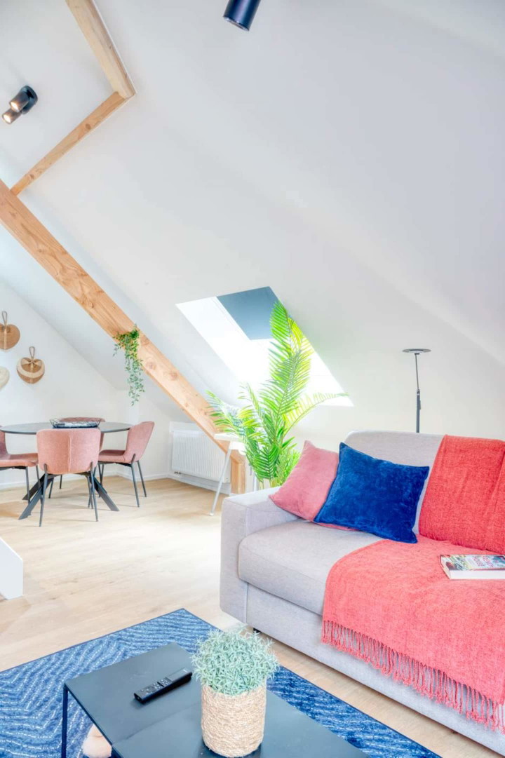 Cozy Rooftop Apartment With Mezzanine - Gent