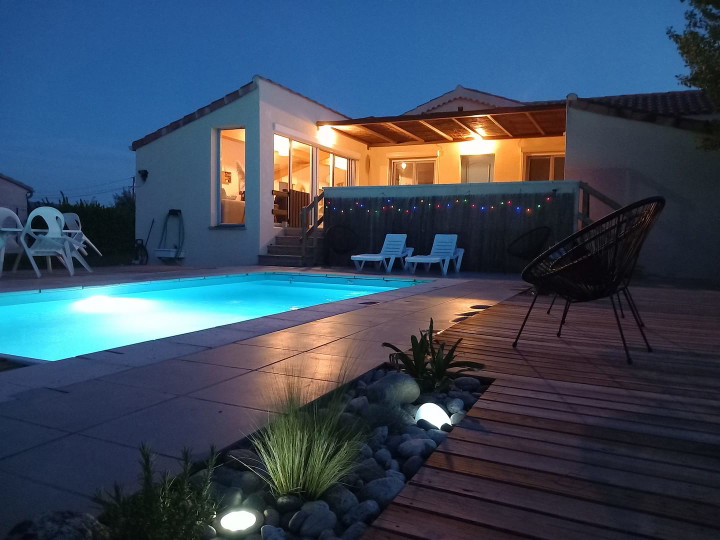 Gîte Le Vallon Des Vignes, Piscine Privée, Jardin - Vallon-Pont-d'Arc