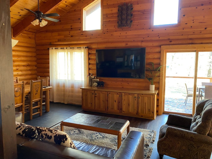 Shanks' Log Home In The Woods - California