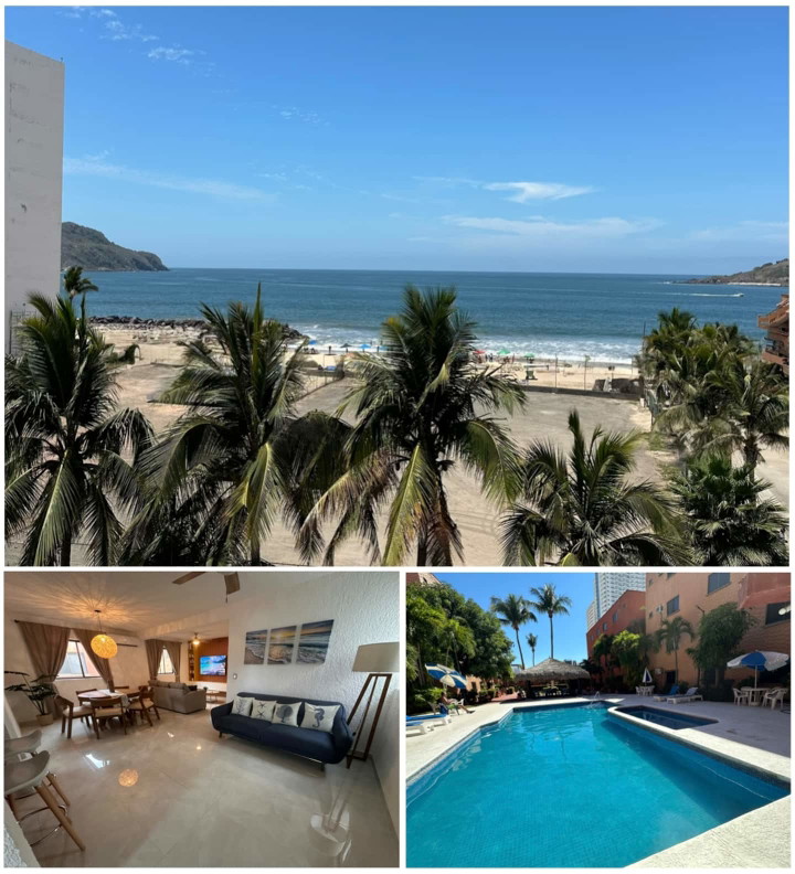 Golden Zone Apartment With Sea View And Pool - Mazatlan