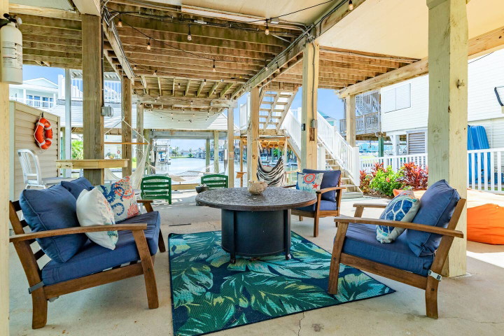 Anchor Down - Bay & Beach Spot, Fire Pit, Slip! - Galveston, TX