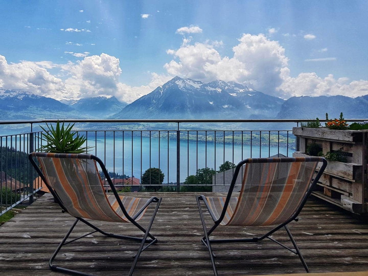 Appartement Confortable Avec Vue Imprenable - Thoune