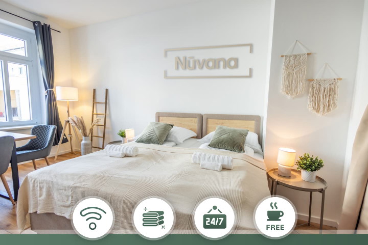 Modern 3-room Apartment + Balcony - Leipzig