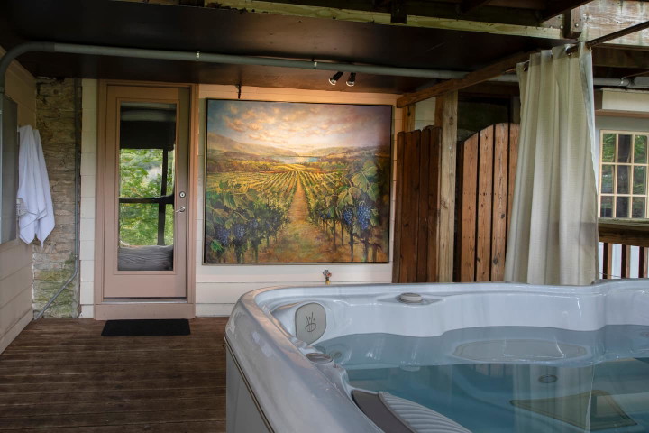 Napa Suite  Hot Tub  Downtown  Original Art - Eureka Springs, AR