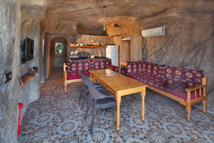 Cave Villa For 4 People By The Pool With A Sea View - Adrasan