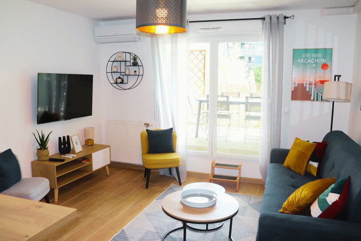 T3 Garage Privé Clim + Loggia 9m2 + Tram A 50m - Cenon