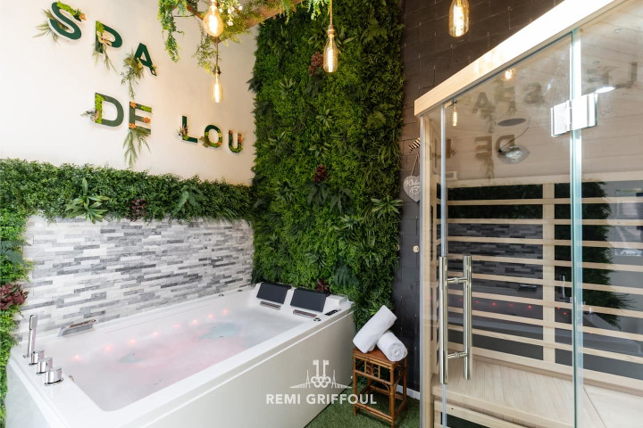 Lou Hot Tub Sauna Private Patio 2 Spa - Honfleur