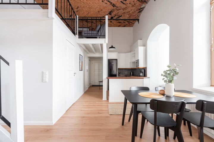 Stylish Historical Loft With Sauna - Tampere
