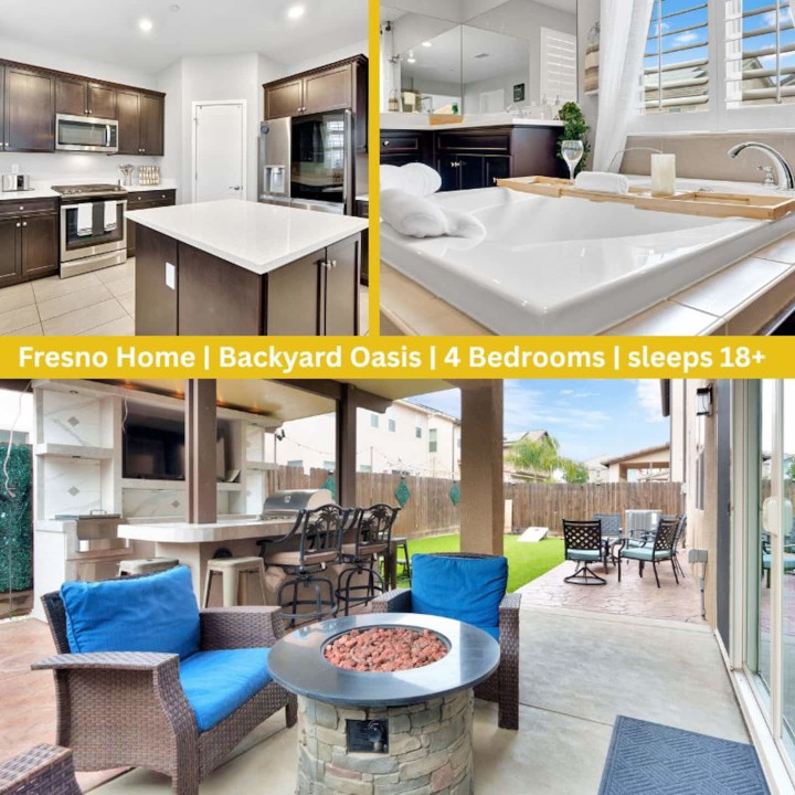 Luxury Outdoor Oasis  Sleeps 18  No Cleaning Fee - Fresno, CA