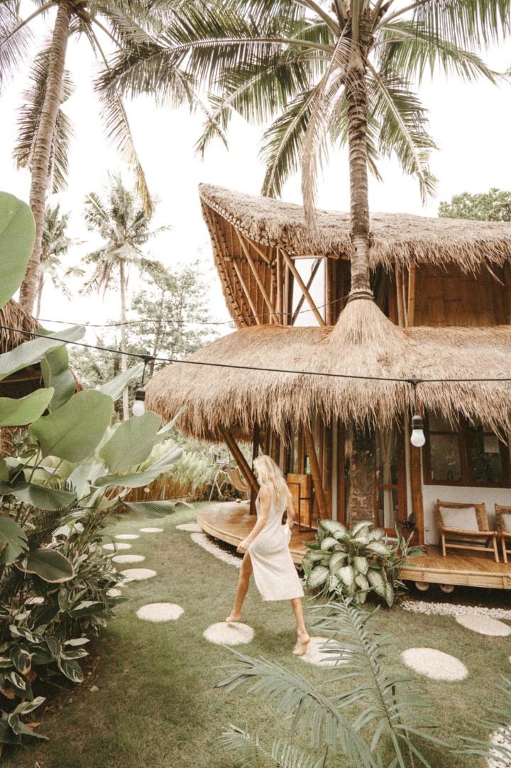 Eco Bamboo House In Central Kuta Lombok - Indonesia