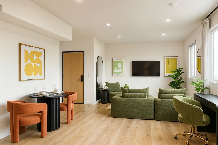 New Modern King Bed, Free Safe Parking, Balcony - West Hollywood, CA
