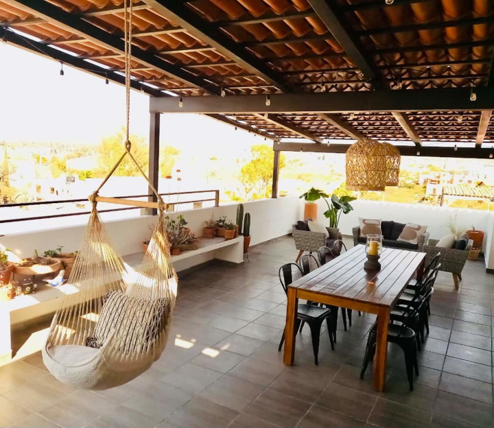 Logement Climatisé Avec Vue Sur La Sma Depuis Le Toit - San Miguel de Allende