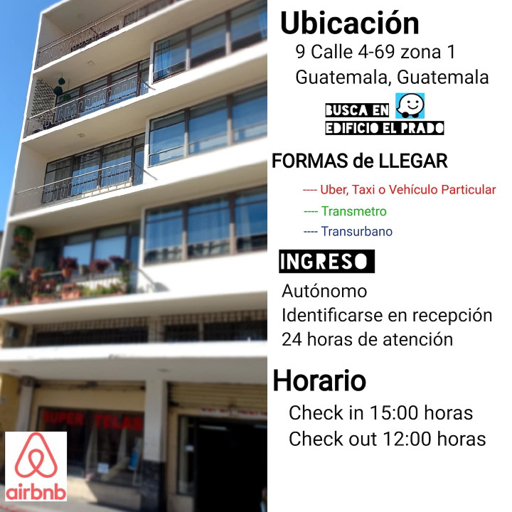 El Prado, Private Apartment, Downtown Guatemala - Guatemala City