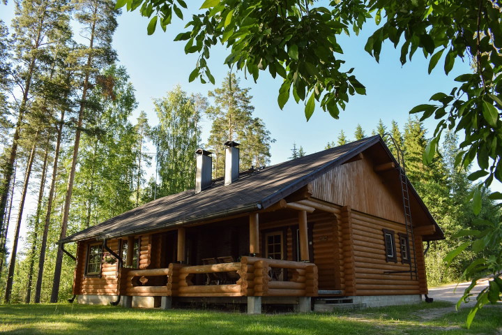 Private Log Villa Karhunpesä In Saimaa - Finland