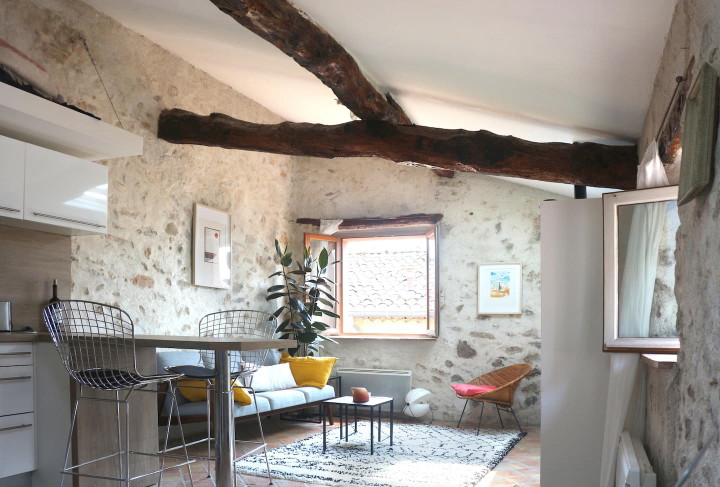 Charming Corner Studio In Historic Village - Valbonne