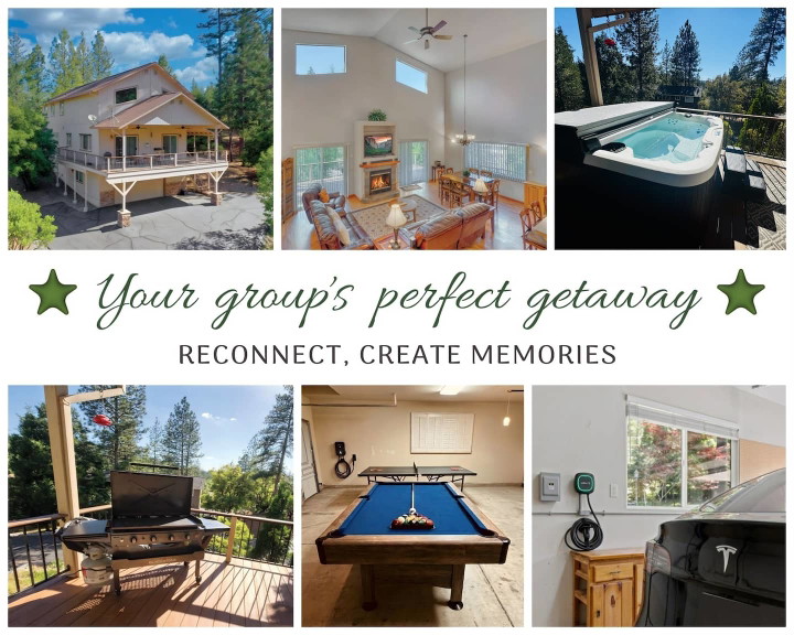 Yosemite Retreat | Sleeps 10 | Hot Tub+ Game Room - Yosemite National Park