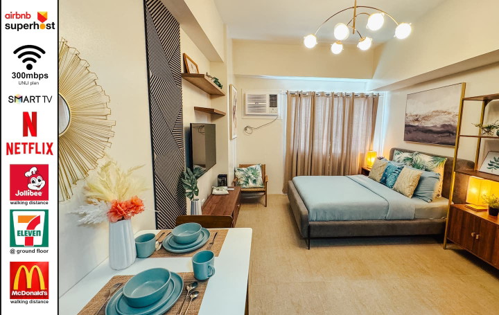 Cozy 0650 Near It Park + 300mbps + Netflix - Cebu City