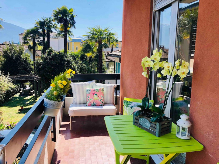 Appartement : Terrasse, Parking Gratuit, Wi-fi - Losone