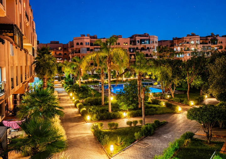 Appart 2 Chambres Avec Piscine, Jardin Et Parking - Marrakesh