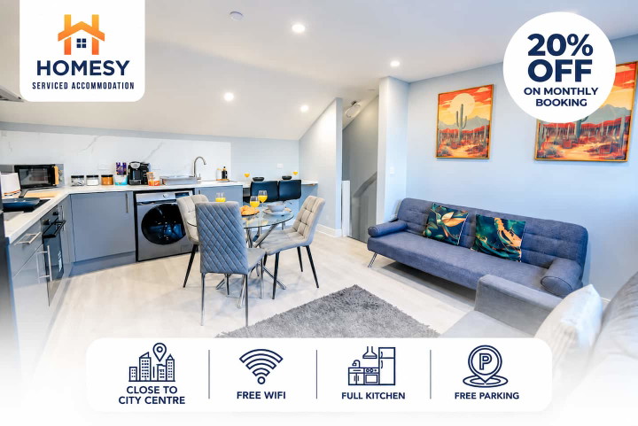 Perfect For Couples | 1 Bed | Wifi |Parking - Cardiff