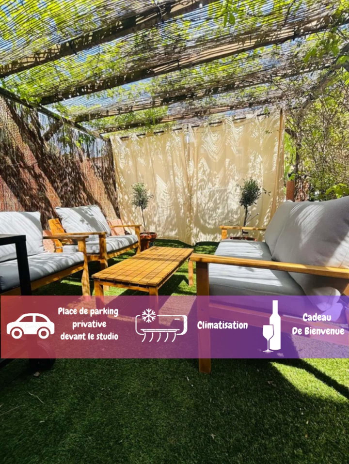 Studio Cocon Proche Mer - Clim & Jardin Privatif - La Seyne-sur-Mer