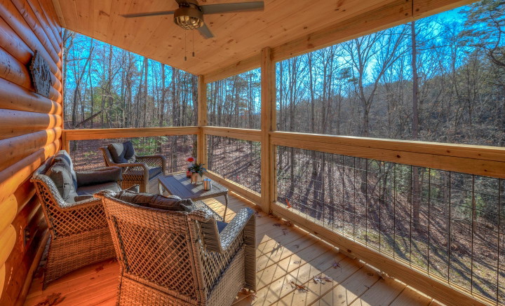 Not-so-tiny Cabin. King Bed And Secure Dog Yard. - Murphy, NC