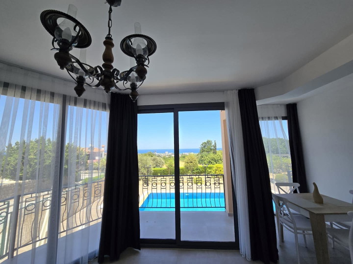 Mountain & Sea View With Private Pool In Nature - Girne