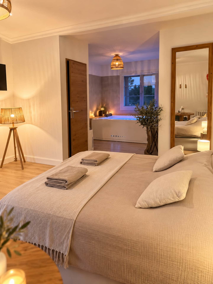 Suite Romantique Avec Balneo Double - Futuroscope - Poitiers