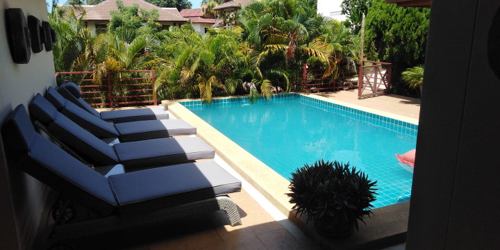 Villa Familiale Spacieuse Avec Piscine Et Vue Sur L'océan à Lamai - Koh Samui