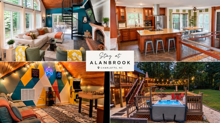 Private Cabin Retreat*3.5 Acres*hot Tub*game Loft - Charlotte, NC