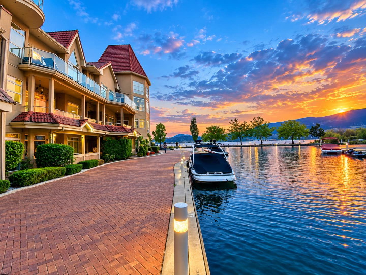 Sunset Waterfront Resort 407. Luxury Lakeside, 3&2 - Kelowna