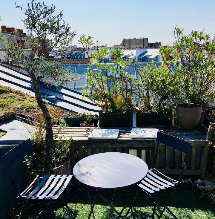 Duplex Apartment With Small Rooftop Garden - Parigi