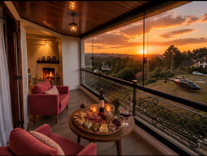 Incredible View + Fireplace | 3 Minutes To Capivari - Campos do Jordão