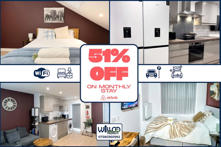 51%off|staymonth|book Jan-june |Wifi| Sleeps10 | - Derby, UK