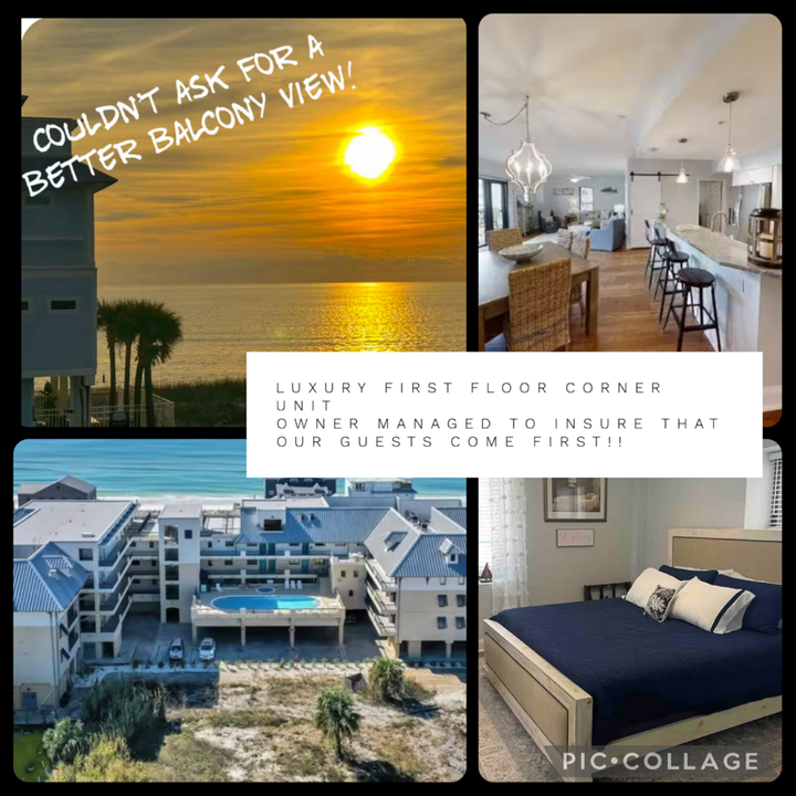 Stunning 1st Floor Corner Unit Direct Gulf View - Mexico Beach, FL