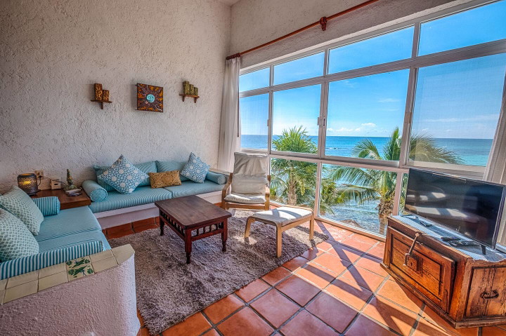 Beachfront Penthouse - Pool And Caribbean View! - Akumal