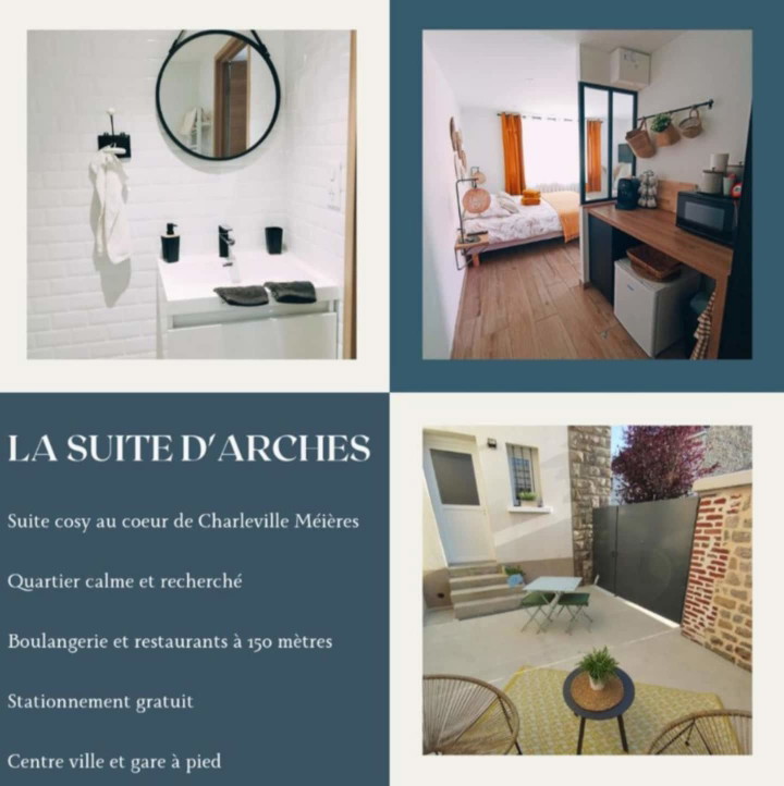 Suite Privée Au Cœur De Mézières + Cour Privée - Ardennes