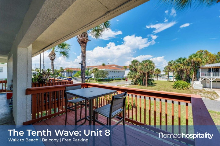 Be A Nomad | Beachside 1br | Free Parking - Atlantic Beach, FL