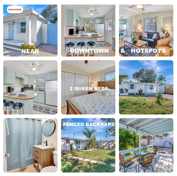 Mainhouse 2queen Fenced Yard Near Downtown & Beach - Naples, FL